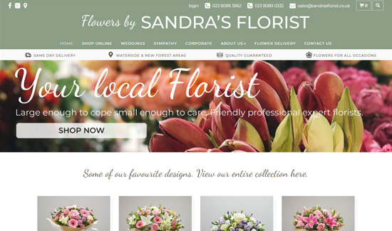 florispro Websites for Florist | Examples